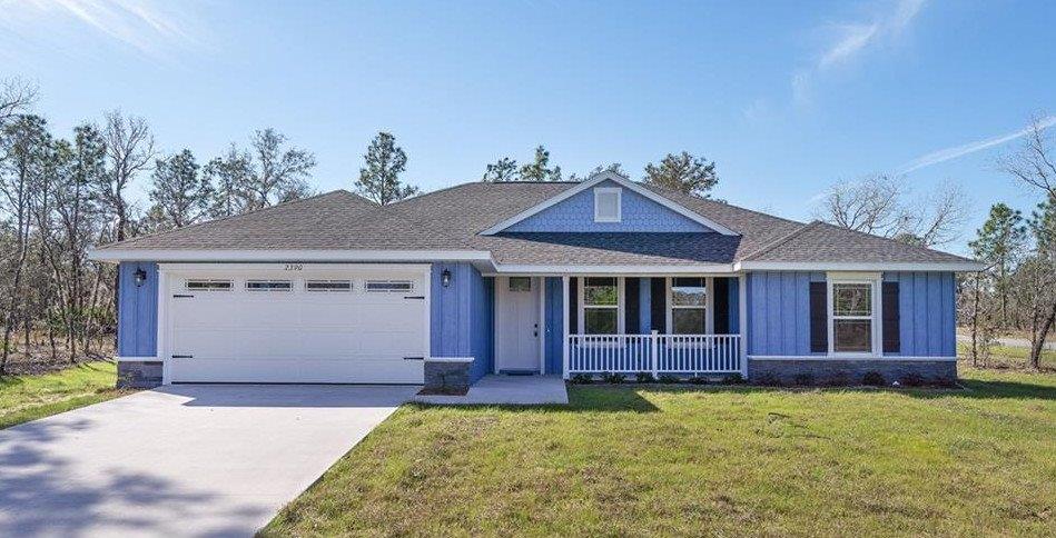 Sterling Model Home Floor Plan, Trademark Homes, Citrus County, Pine ...
